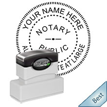 Best Quality AL Notary Round Stamp l AL Notary Seal Stamp