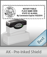 Best AK Notary Shield Stamp | Best Alaska Notary Emblem Stamp