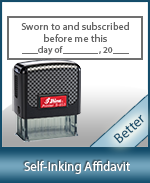 Notary Affidavit Stamps - Next Day