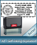 Arizona Notary Stamps | FREE Notary Pen | Ships Next Day