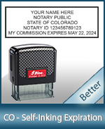 Colorado Notary Stamps and Supplies - ships Next Day
