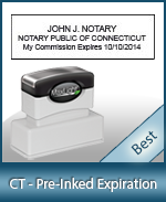 Connecticut Notary Seal Stamp and Supplies | ships Next Day