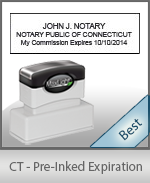 Connecticut Notary Seal Stamp and Supplies | ships Next Day