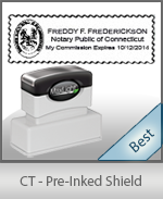 Best CT Notary Shield Stamp | Best CT Notary Emblem Stamp