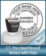 Save on Connecticut Notary Stamps | FREE Notary Pen | Ships Next Day