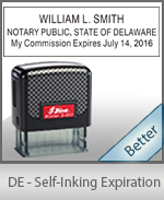 Delaware Notary Stamps and Supplies | FREE Notary Pen | Ships Next Day