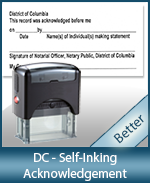 Self-Inking Acknowledgement Notary Stamp | Notary Supplies
