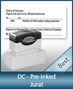 Notary Jurat stamp | Notary Jurat Stamp
