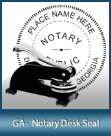 Georgia Notary Seal Stamp and Supplies | Ships Next Day