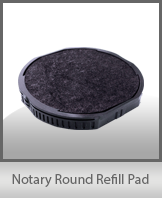 Round Self-Inking Notary Stamp Refill