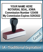 Iowa Notary Stamp