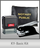 Kentucky Notary Seal Stamps and Supplies Package | ships Next Day
