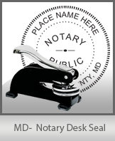 Maryland Notary Seal Stamps | ships Next Day