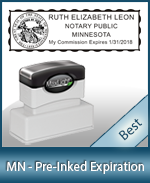 Best MN Notary Expiration Stamp | Best MN Notary Commission Stamp