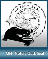 Minnesota Notary Seal Stamps and Supplies - Ships Next Day