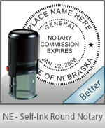 Save on Nebraska Notary Seal Stamps | Ships Next Day