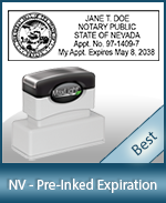 Best NV Notary Expiration Stamp | Best Nevada Notary Commission Stamp