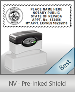 Best NV Notary Shield Stamp | Best NV Notary Emblem Stamp
