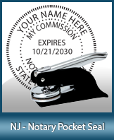 Order New Jersey Notary Seal Stamps | ships Next Day