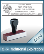 Oregon Notary Stamp