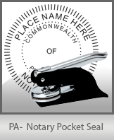 PA Notary Seal Stamps | ships Next Day