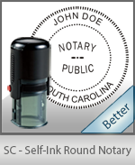 South Carolina Notary Seal Stamp and Supplies | FREE Notary Pen | Ships ...