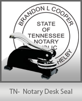 Tennessee Notary Seal Stamps | ships Next Day