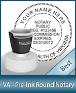 Virginia Notary Seal Stamps and Supplies - Ships Next Day