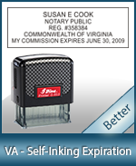 Virginia Notary Seal Stamps and Supplies | ships Next Day