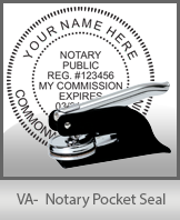 Virginia Notary Seal and Supplies - Next Day